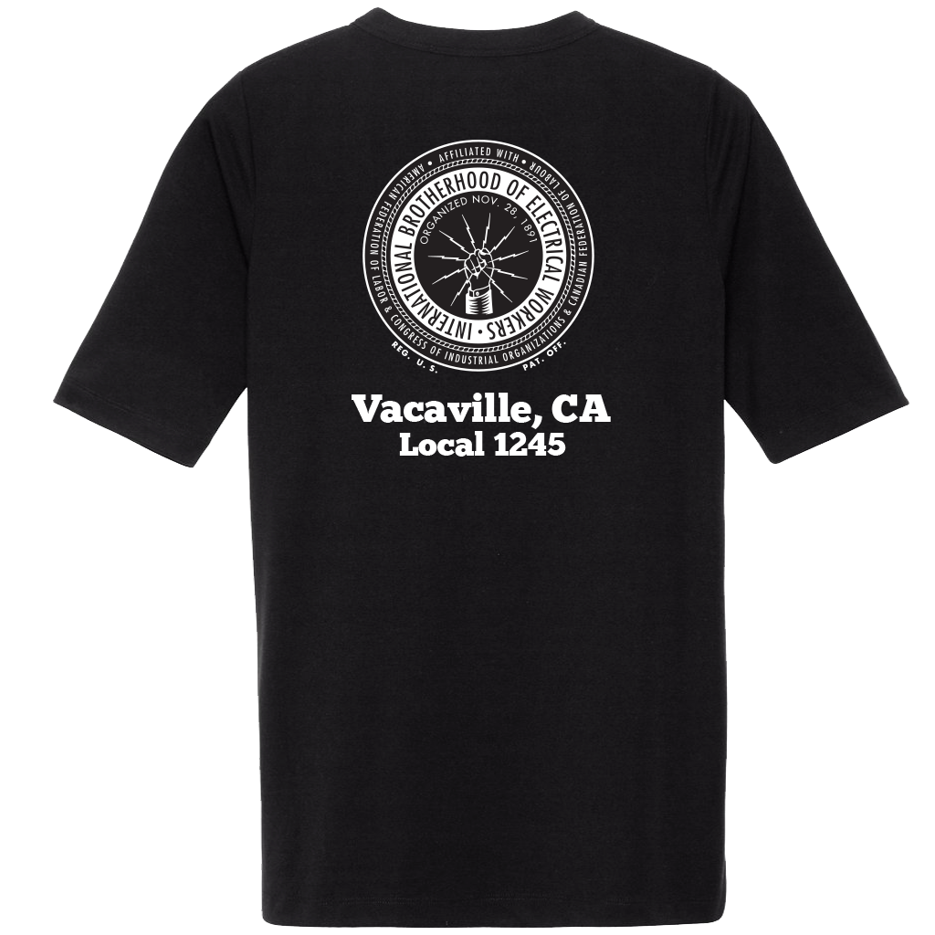 Black Short Sleeve Pocket T-Shirt – IBEW1245